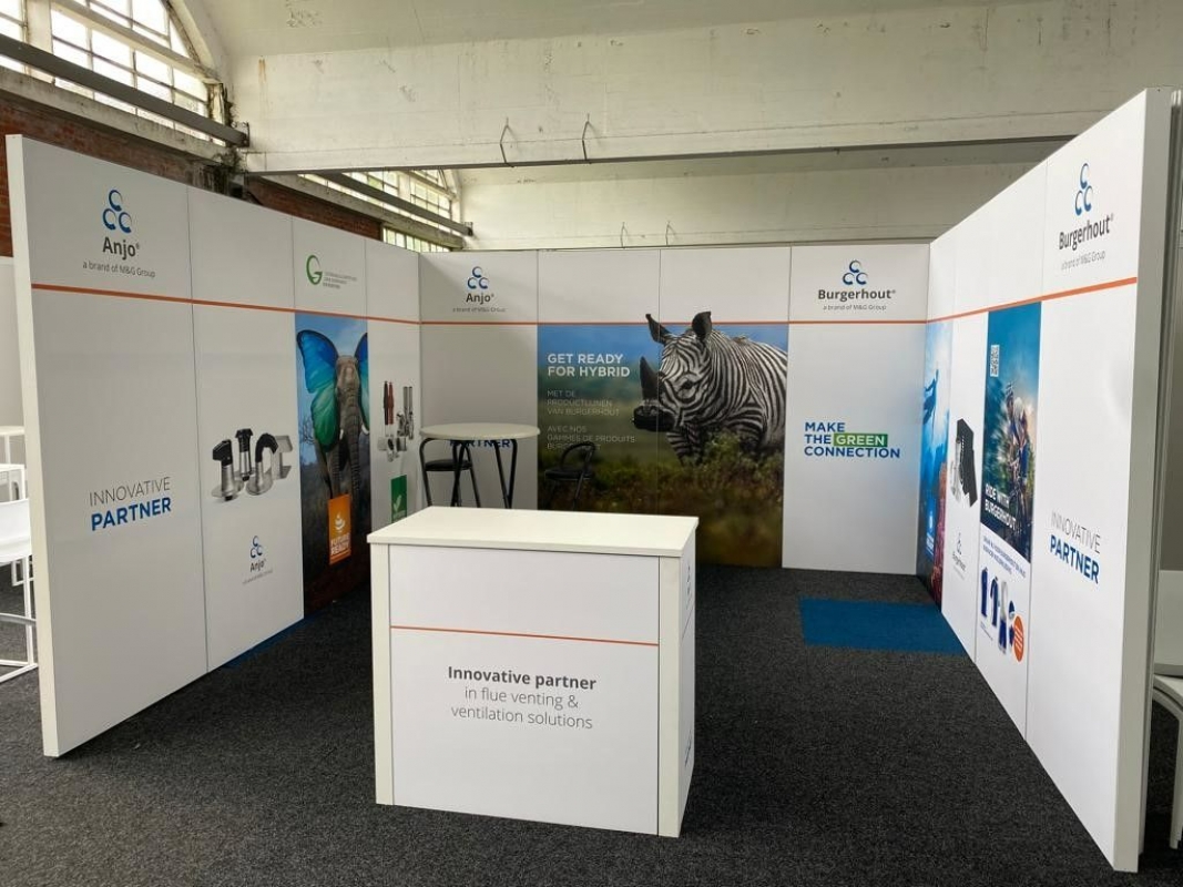 Wandman en hun innovatief wandsysteem. Geschikt voor standenbouw ...