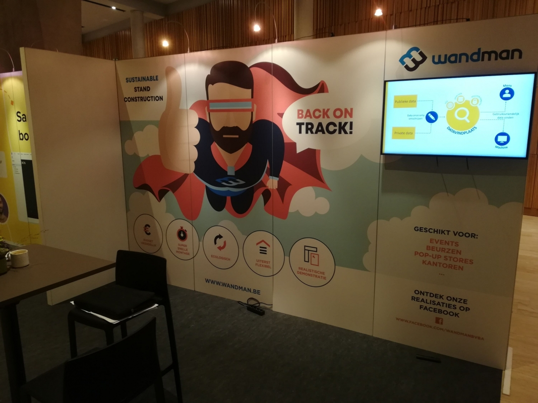 Wandman en hun innovatief wandsysteem. Geschikt voor standenbouw ...
